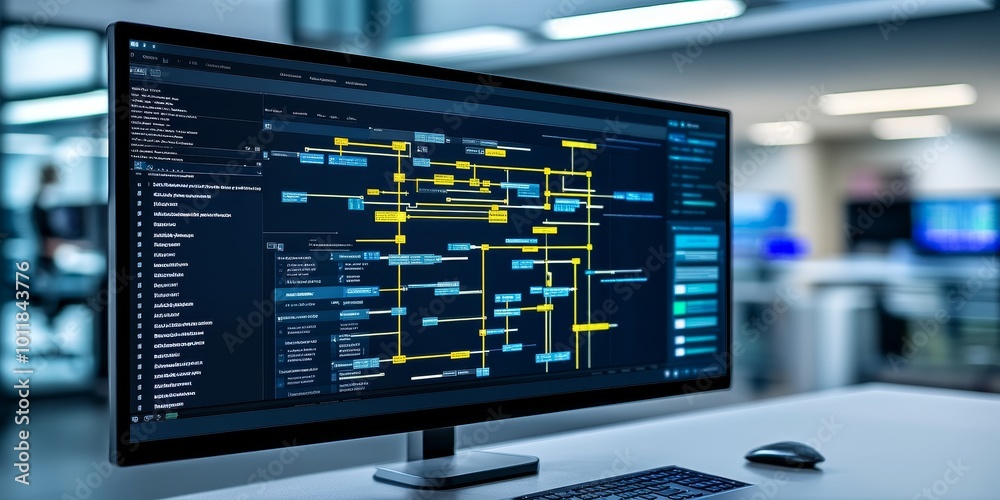 Modeling Tools Overview: Depict a workspace with various data modeling ...