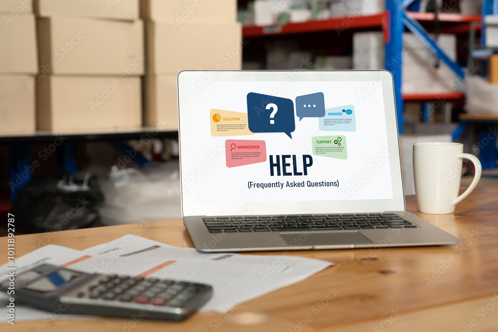 Help screen on the website provide answer to FAQ frequently asked ...