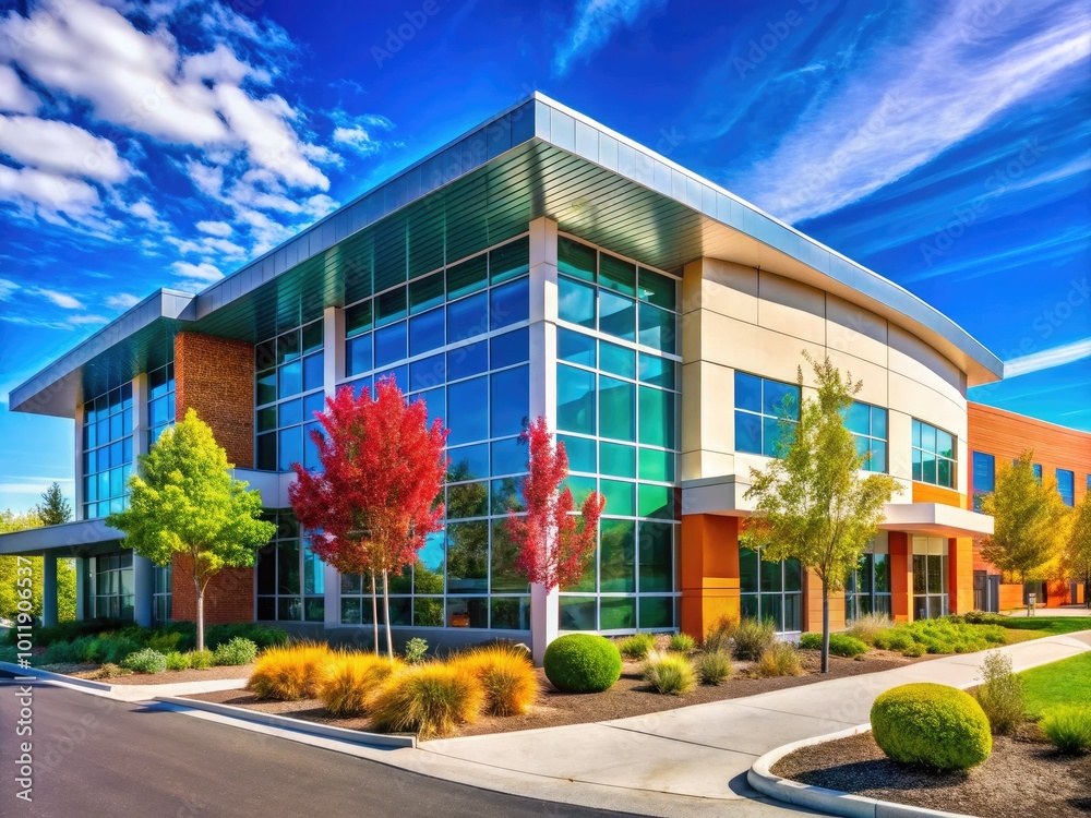 A modern healthcare facility exterior showcases the Sugarhouse Health ...