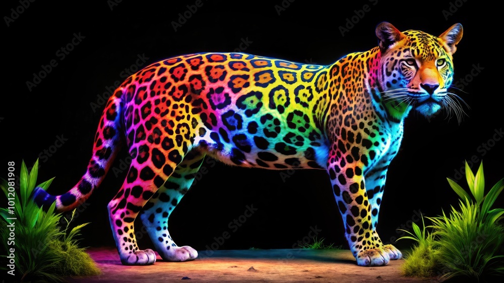 Detailed Diagram of a Jaguar Highlighting Anatomy, Habitat, and ...