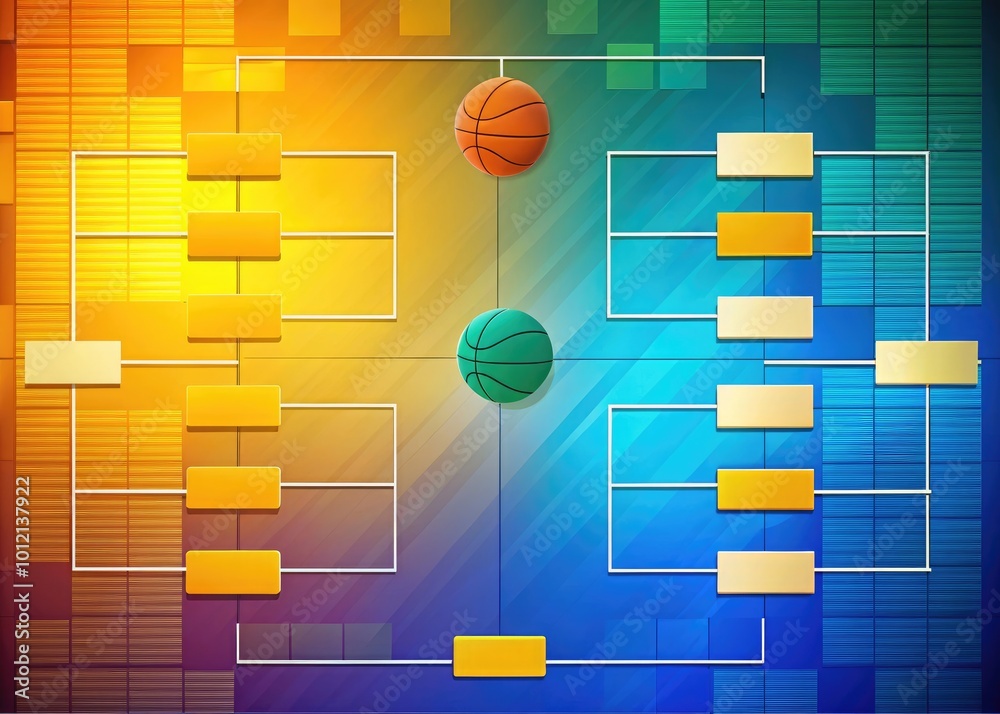 Dynamic Playoff Chart Visualizing Team Rankings and Progress in Sports ...