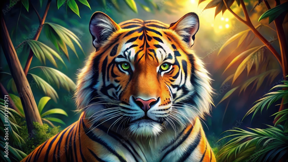 Elegant and Fierce Tiger Vector Designs for Wildlife, Nature, and ...