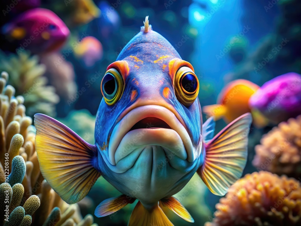 Exploring the Colorful World of Gill, the Fish from an Animated ...
