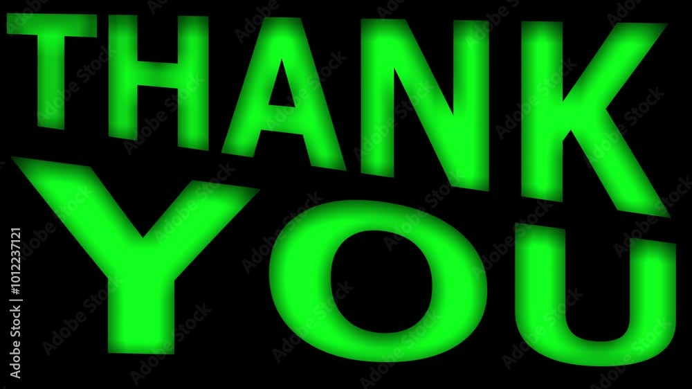Motion Animation Thank you for donating text asking for charity. Simple ...