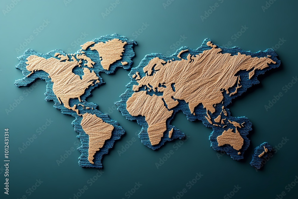 Minimalist silhouette of a torn map, symbolizing wrong turns and ...