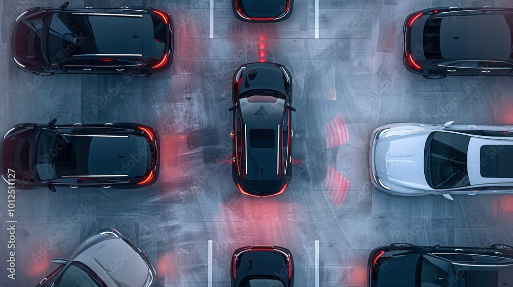 Top View Visualization of a Smart Car Parking Assist System with ...