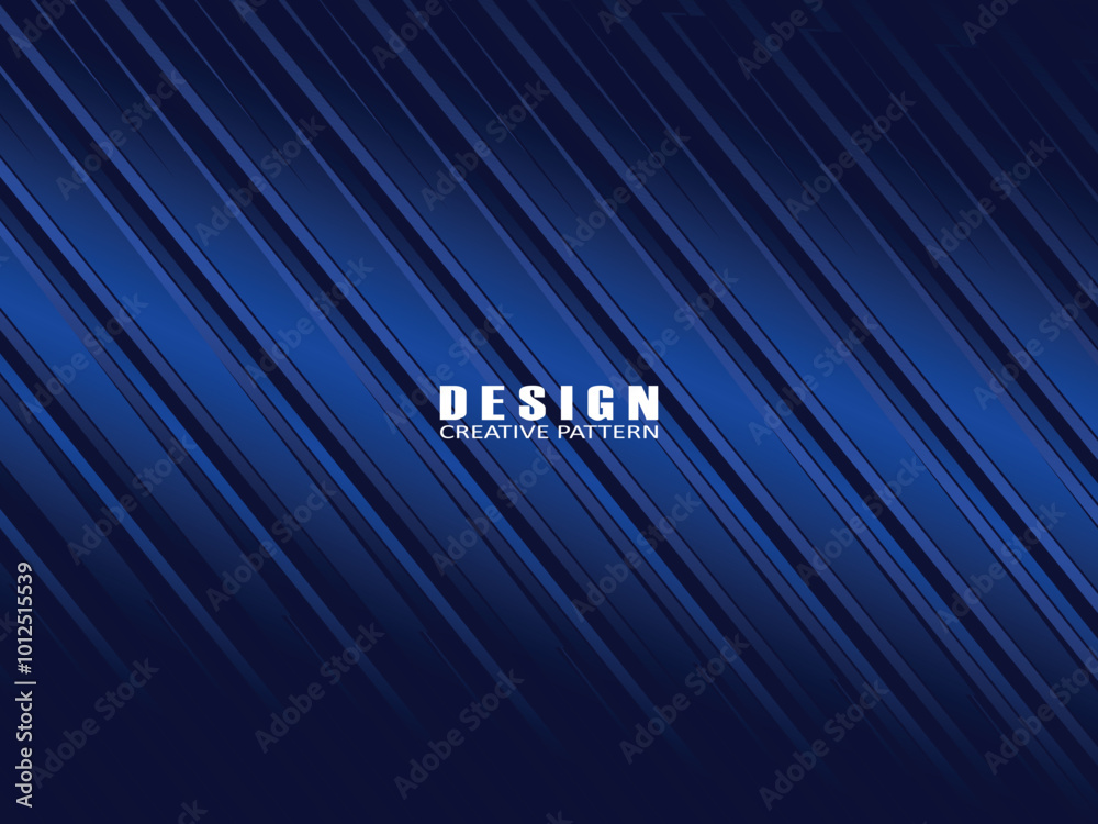 Premium background design with diagonal shiny blue lines pattern ...