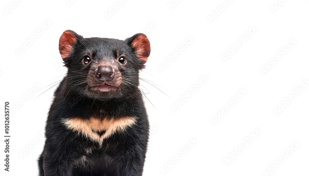 Tasmanian devil - Sarcophilus harrisii - is a carnivorous marsupial ...