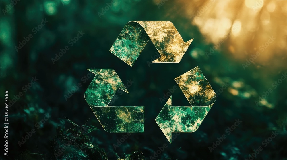Dynamic visual of the three arrows forming the recycle symbol, designed ...