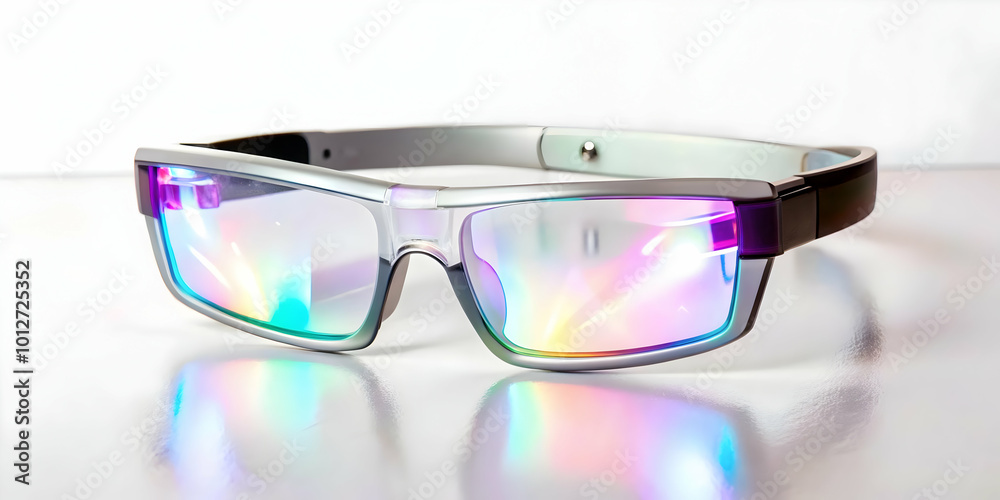 Flat Holographic Augmented Reality Glasses with Floating UI Concept ...