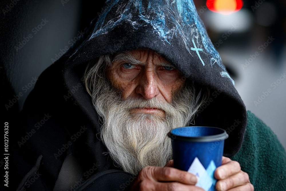Magical homelessness portrayed by an enchanted creature living in the ...