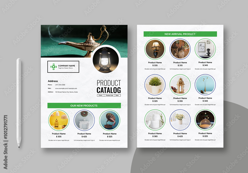 Product Catalog Template Stock Template | Adobe Stock