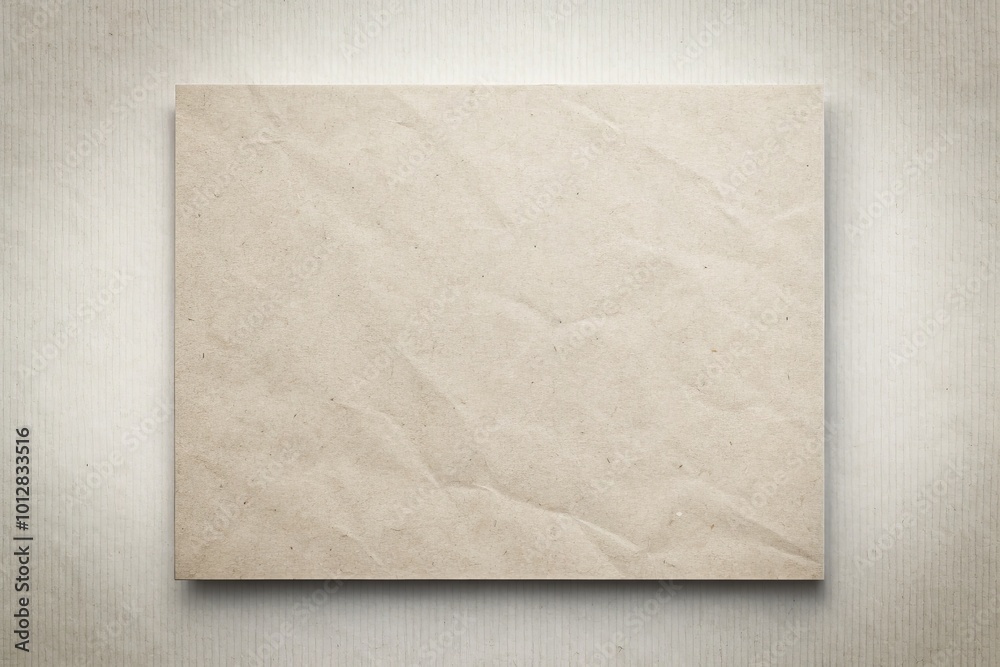White Paper Texture Background with Isolated Cardboard Page for Design ...