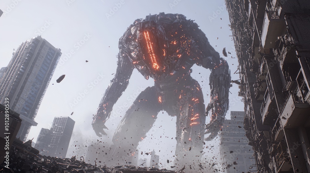 Digital Apocalypse - Ray Tracing Hostile AI Concept Art of Massive ...