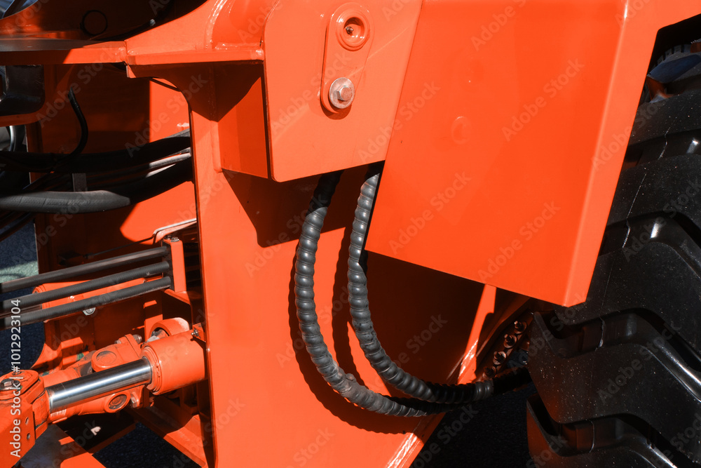 Hydraulic piston system for bulldozers, tractors, excavators. Hydraulic ...