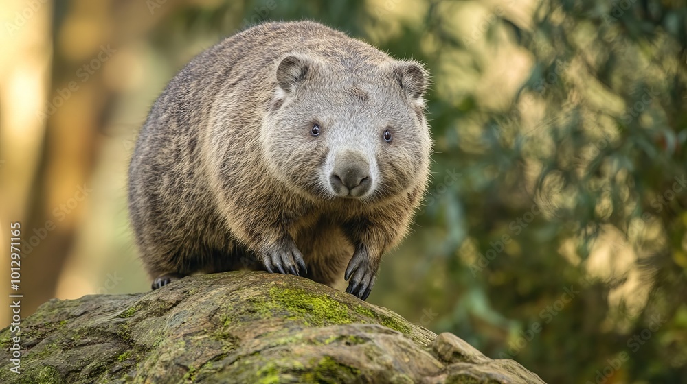 Wombats are Australian animals that live in burrows. They are known for ...