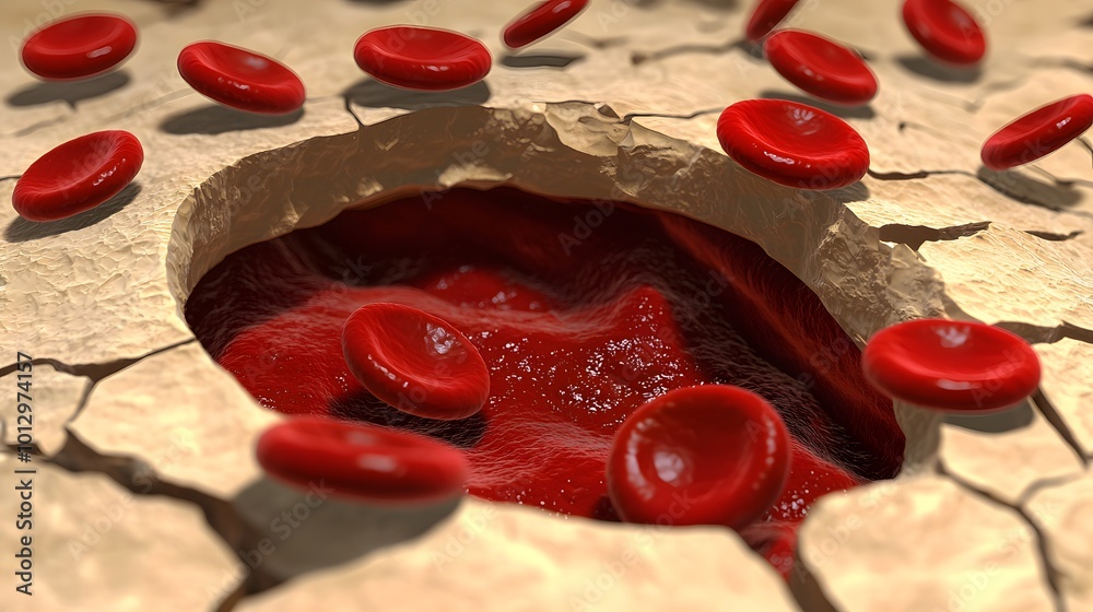Photo & Art Print Cellular Pioneers: Red blood cells explore every nook ...
