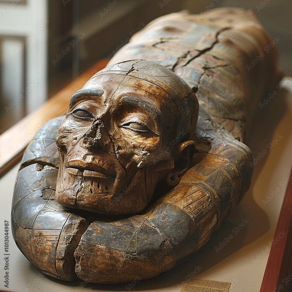 Ancient Egyptian Mummy: A Glimpse into the Past Stock Illustration ...