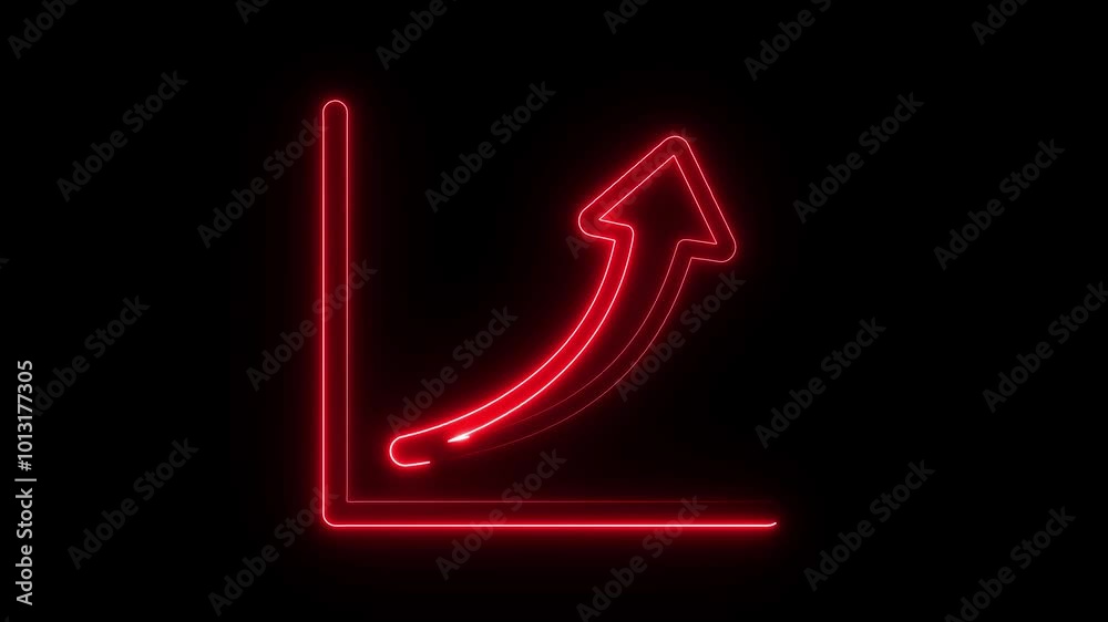 Animated of business graph icon. Flip chart, Chart board, diagram ...