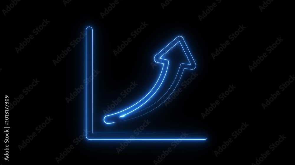 Animated of business graph icon. Flip chart, Chart board, diagram ...