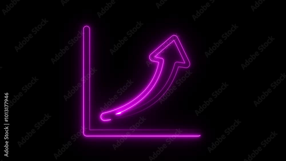 Animated of business graph icon. Flip chart, Chart board, diagram ...