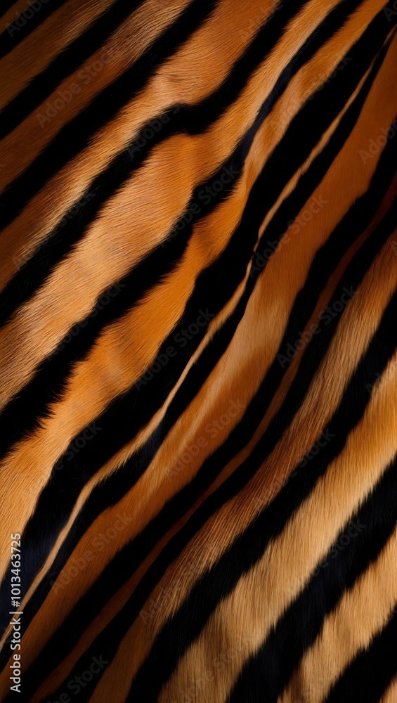 Tiger Fur Close-up, Photo Realistic, Texture, Pattern Background ...