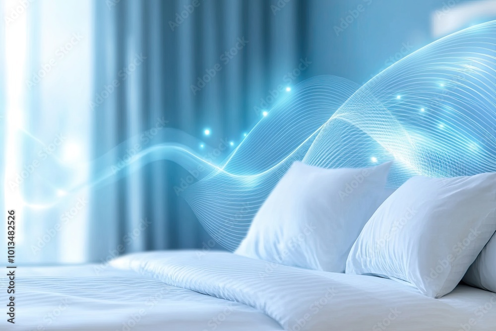Tracking Sleep Data With Advanced Technology in a Modern Bedroom ...