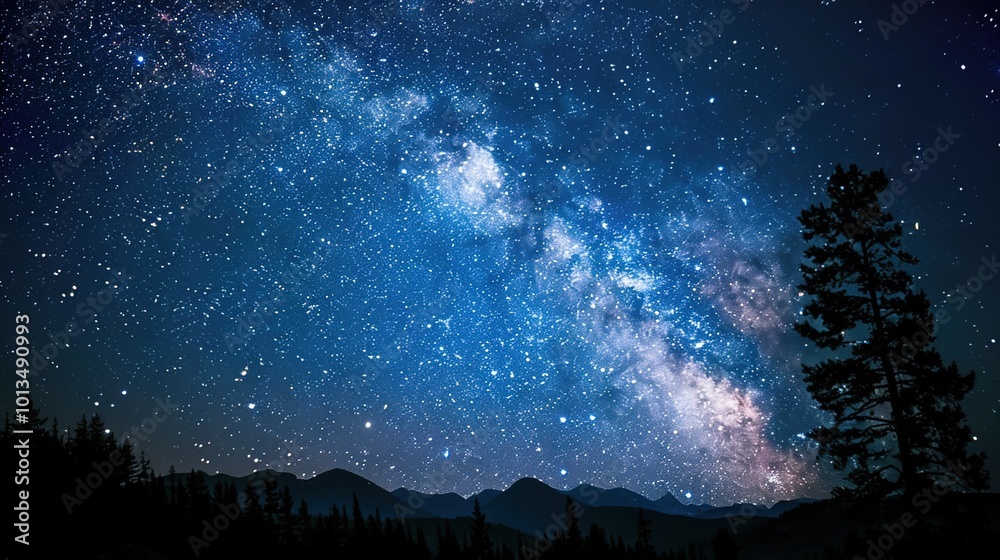 constellations and stars in the night sky with twinkling lights above ...