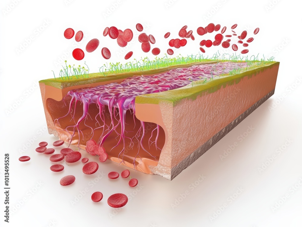 Nutrient Absorption and Transport Through Blood Vessels in the Human ...