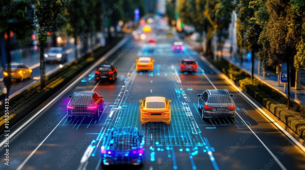 Traffic management system with digital twin technology, holographic ...