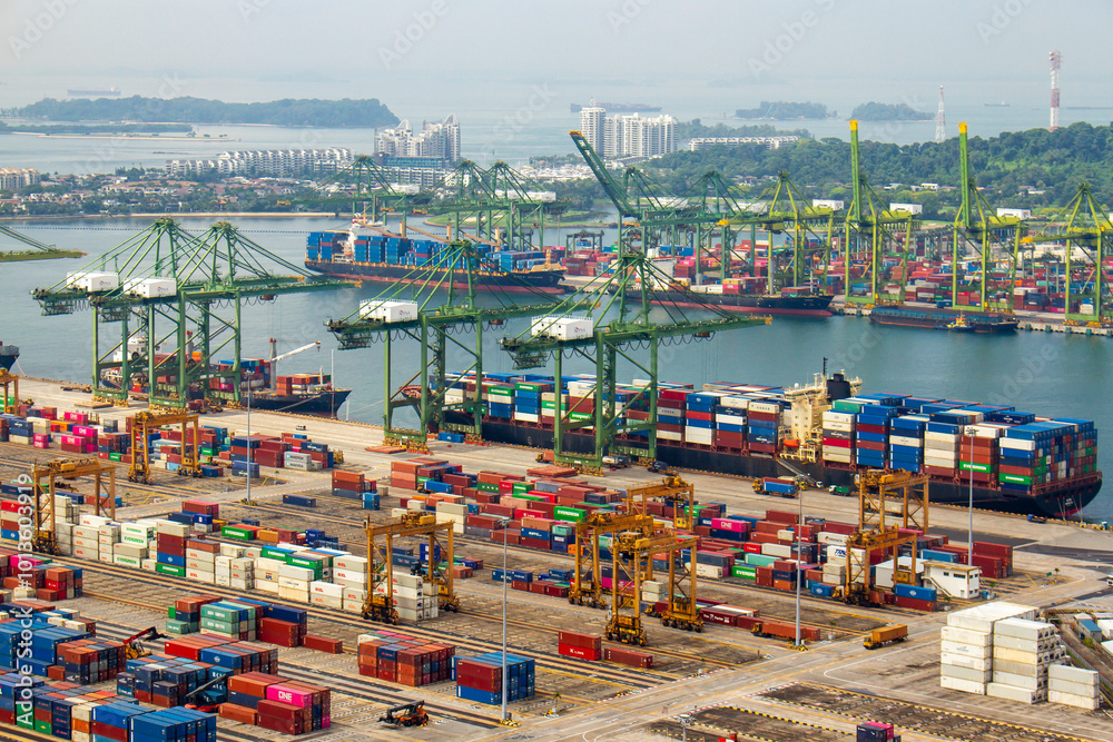 Keppel, Singapore - ‎September 5, 2022 : Aerial View Of Keppel ...