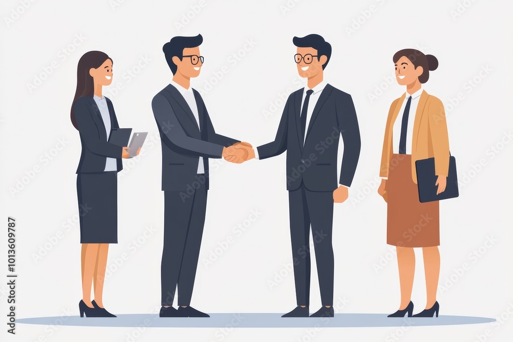 Onboarding new employee, warm welcome to new office, introduce new hire ...