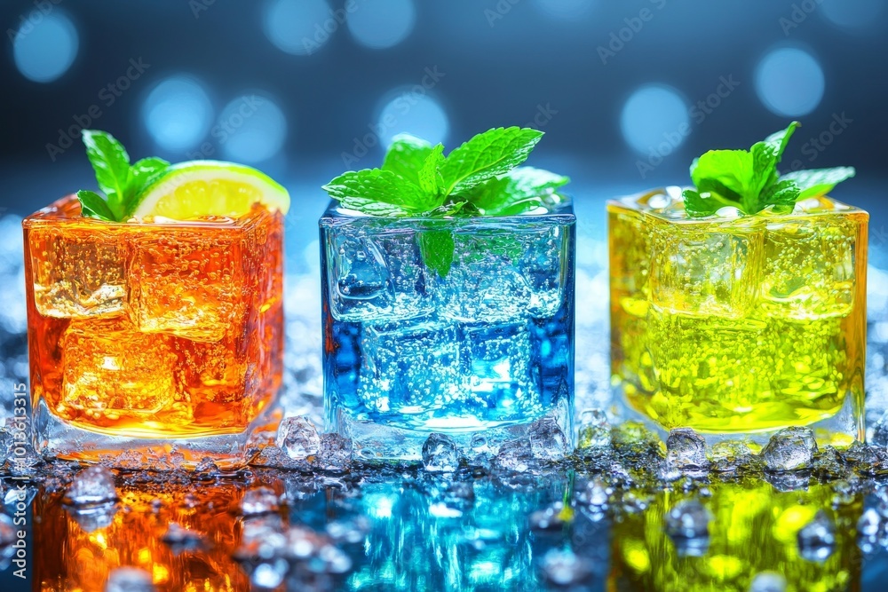 This picture features tangy flavors and invigorating spirits in a trio ...