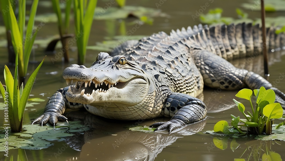Explore the majestic world of alligators through this high-resolution ...