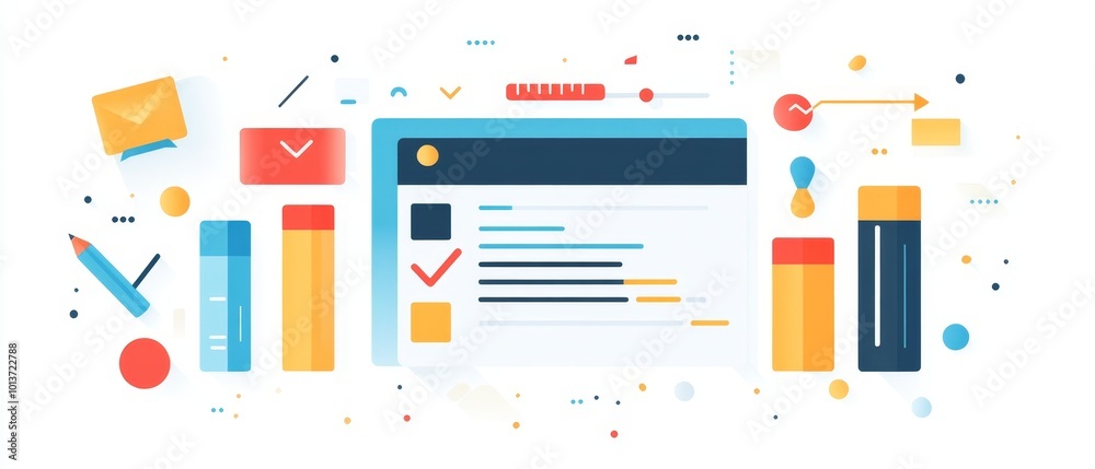 Vibrant Task Management Infographic with Timelines and Milestones in ...