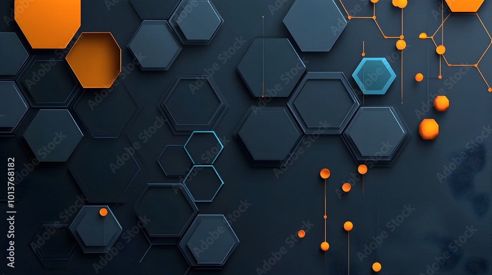 Minimalist flat design of a carbon atom molecular structure with a ...