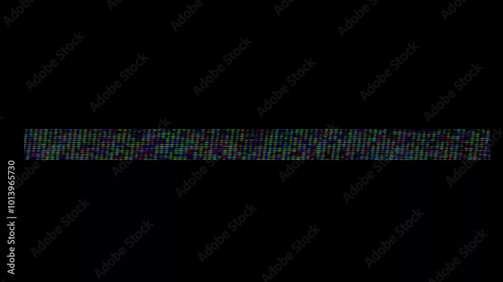 Analog Static Noise texture overlay. Horizontal stripes offset . No ...
