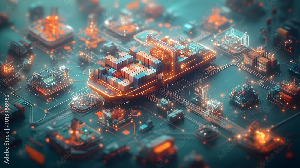 Cargo Ships of the Future Sleek and Streamlined Vessels Harnessing ...