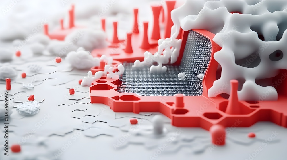 3D Rendered of Graphene Based Materials Enhancing Insulation and Energy ...