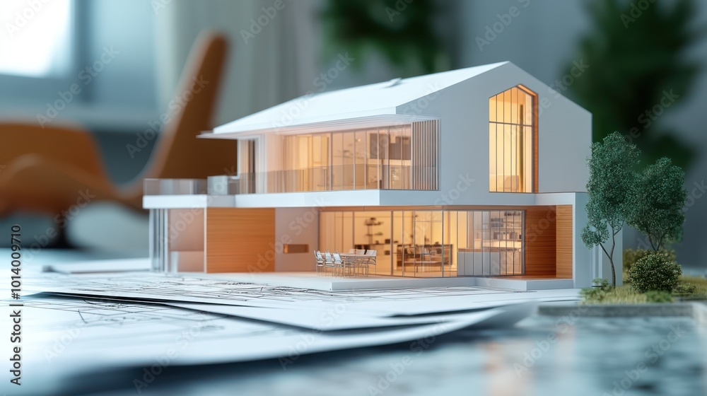 Vision of Architecture: 3D House Model Project Accompanied by Detailed ...