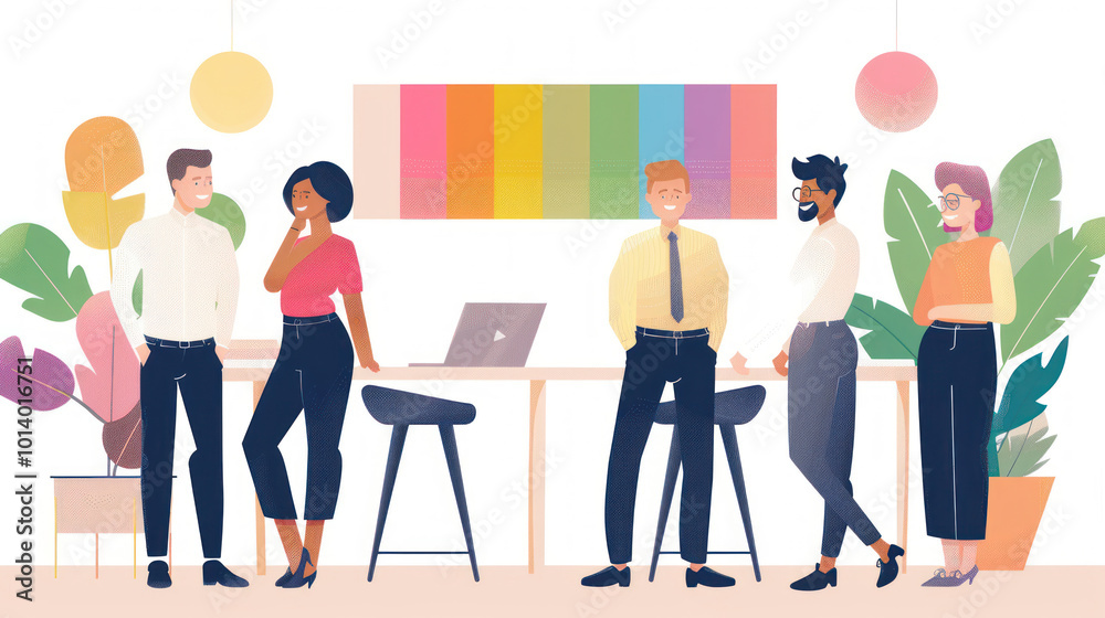 A visual of LGBTQ employees feeling represented and valued in an ...