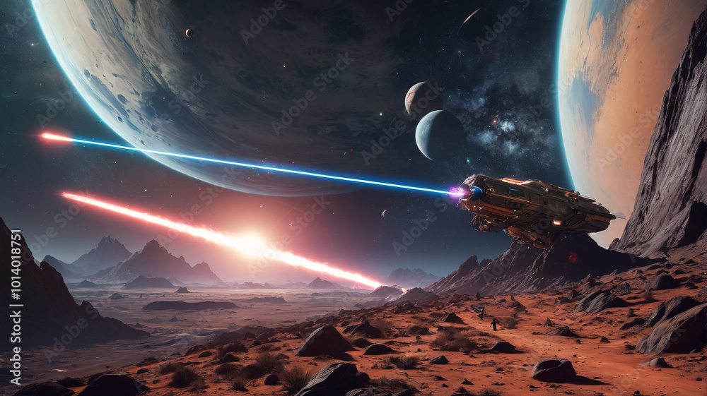 In the far reaches of the universe, explorers encounter alien ...