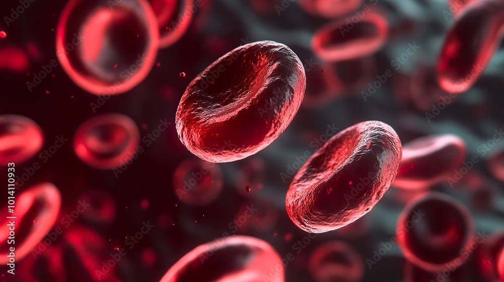 Microscopic View of Red Blood Cells: A Journey Through the Human Body ...