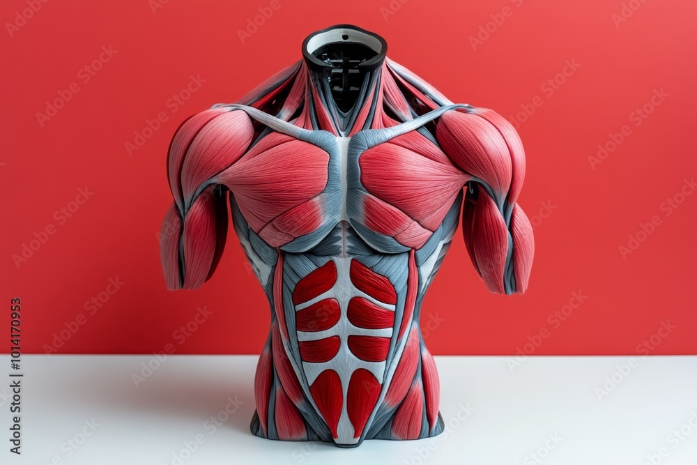 Human skeletal muscles of the torso, showing the intercostal muscles ...