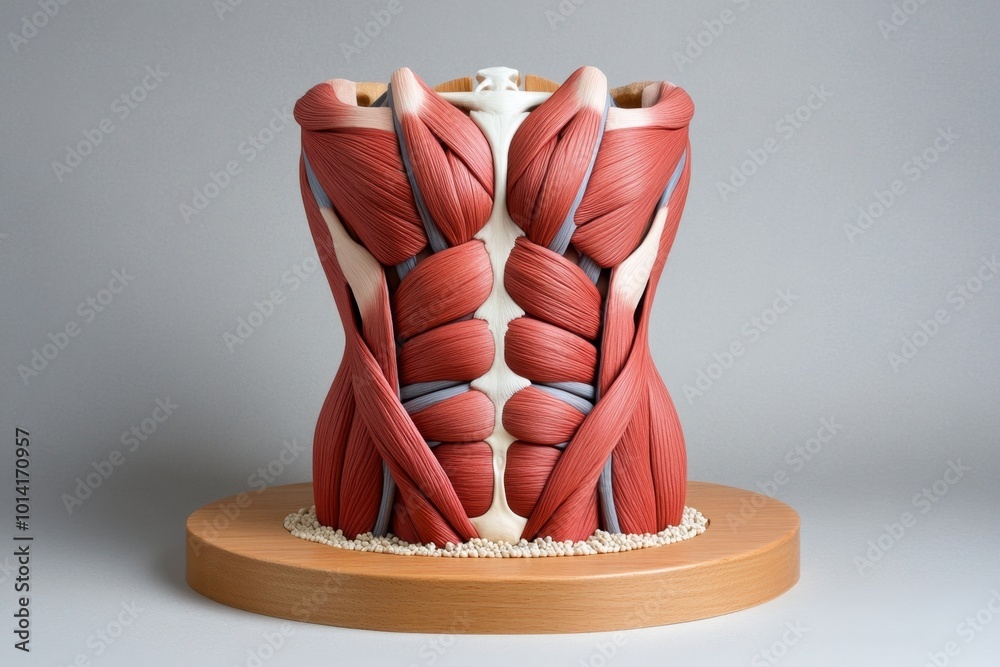 Human skeletal muscles of the torso, showing the intercostal muscles ...