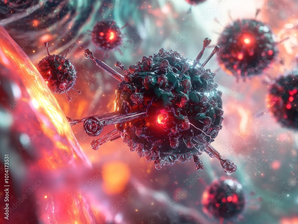 Biological nanotechnology visualized by nanobots designed to deliver ...