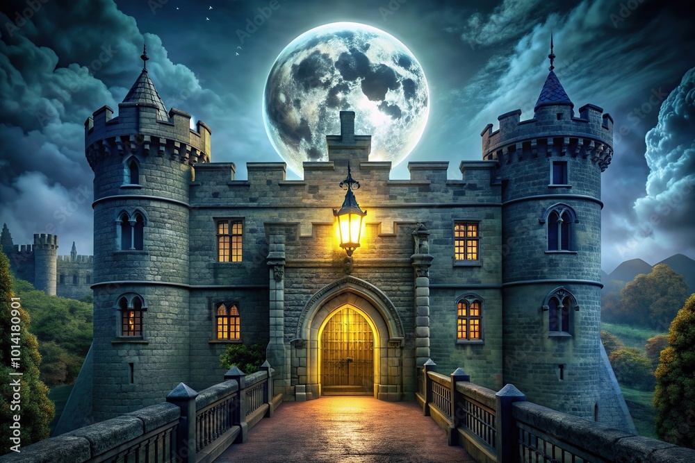 mystical, gothic, ruin, medieval, macabre, haunted house, spooky ...