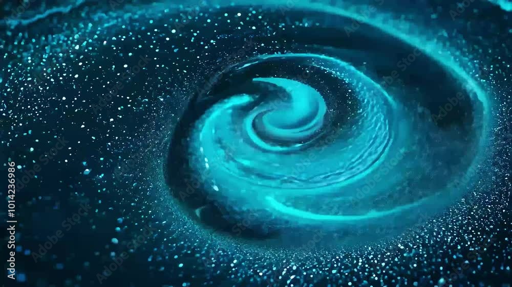 Witness captivating abstract vortex cyclone effect 4K animation where ...