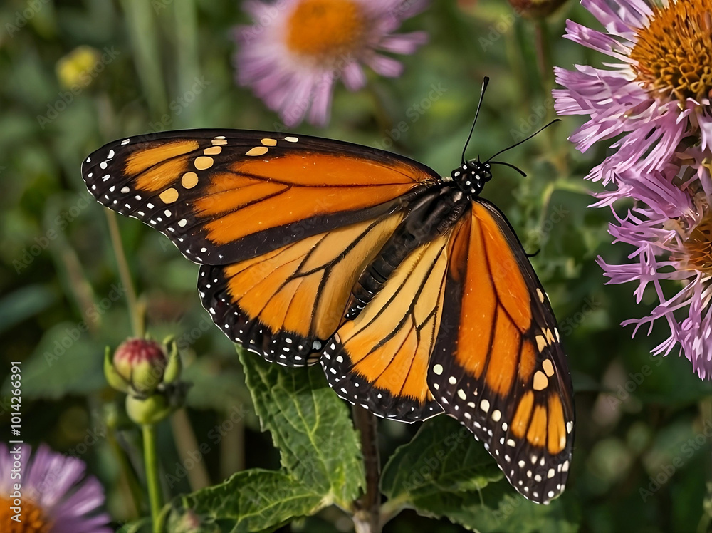 Monarch Butterfly (Danaus plexippus) – Known for its epic migration ...