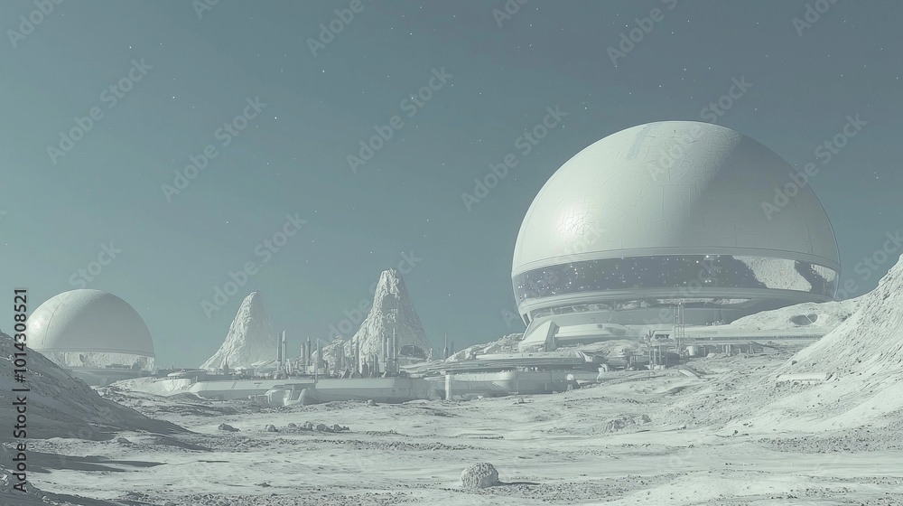 Lunar Observatory: Tranquil Space Research Facility Amidst Stars - Ray ...